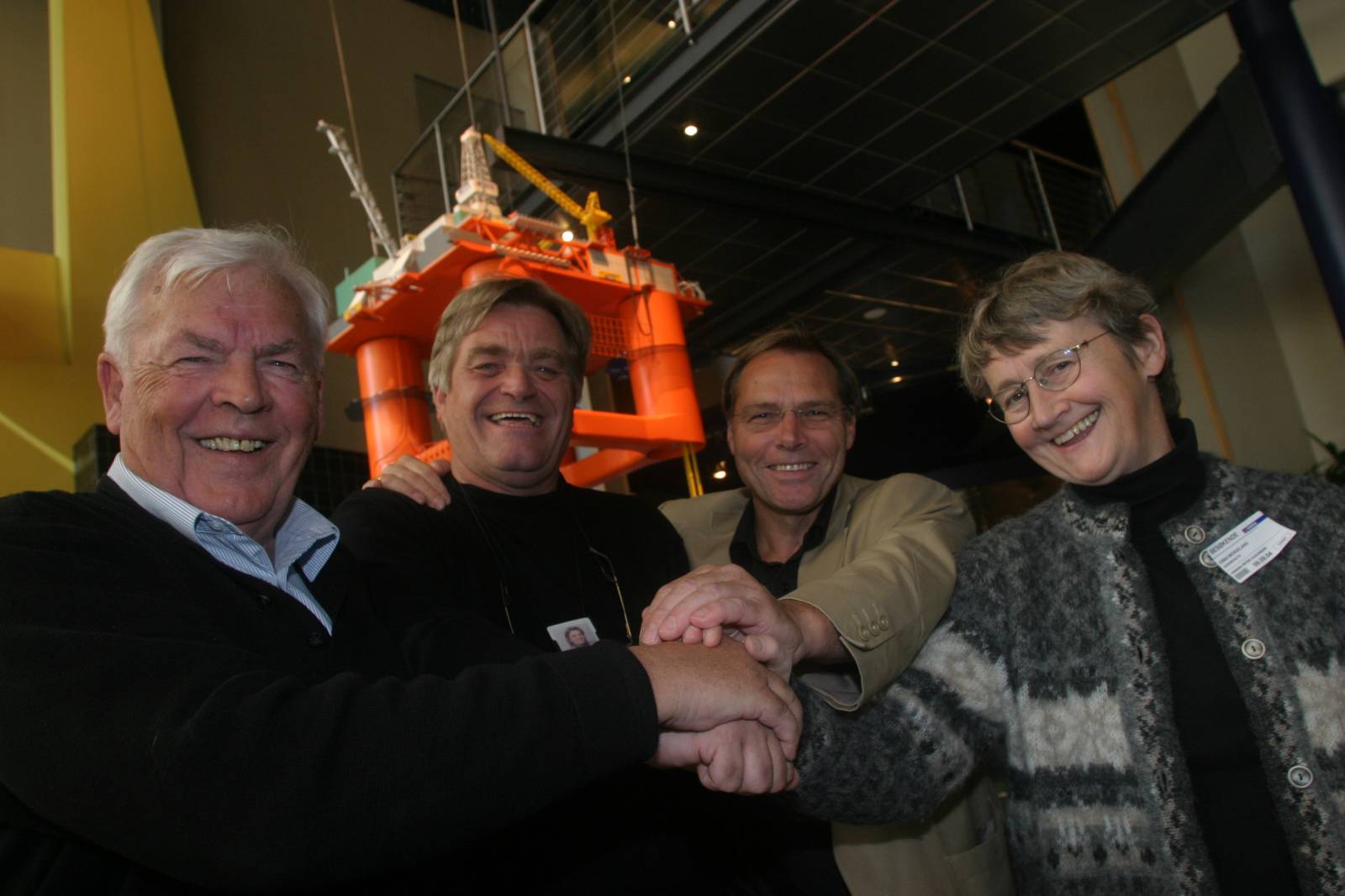 Torbjørn Berntsen, Stein Bredal, Peter A Hansen og Ebba Wergeland ...